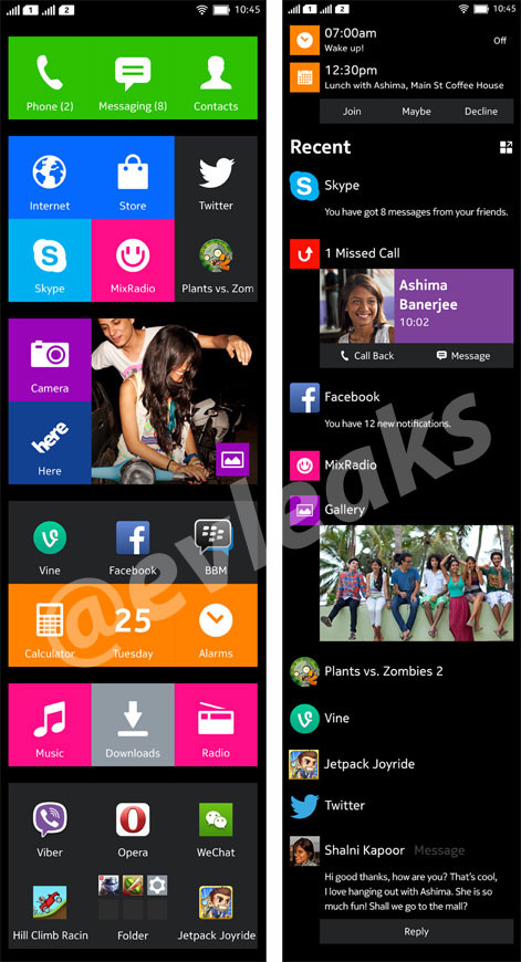 Mais imagens da interface do Nokia Normandy aparecem na web | TargetHD.net