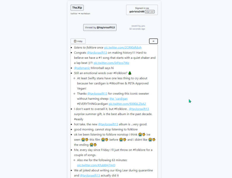 The.Rip transforma posts do Twitter em artigos completos | TargetHD.net