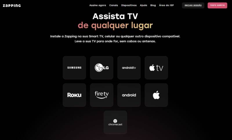 Zapping, “a televisão (via streaming) como você nunca viu”. É tudo isso ...