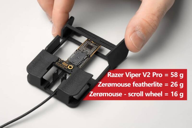 Zeromouse V35, o mouse que pesa 16 gramas | TargetHD.net