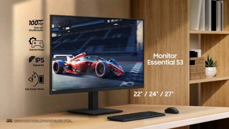 Samsung lança no Brasil os monitores Essential S3 e S4 | TargetHD.net